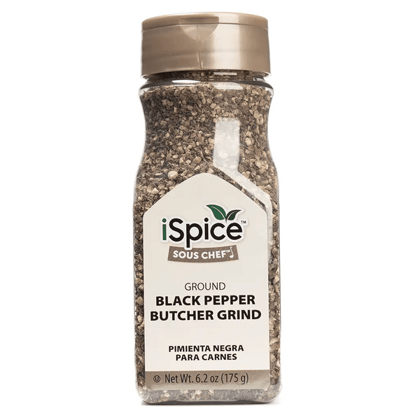 iSpice Black Pepper Butcher Grind 6.2 oz - Gourmet Spice - iSpice You