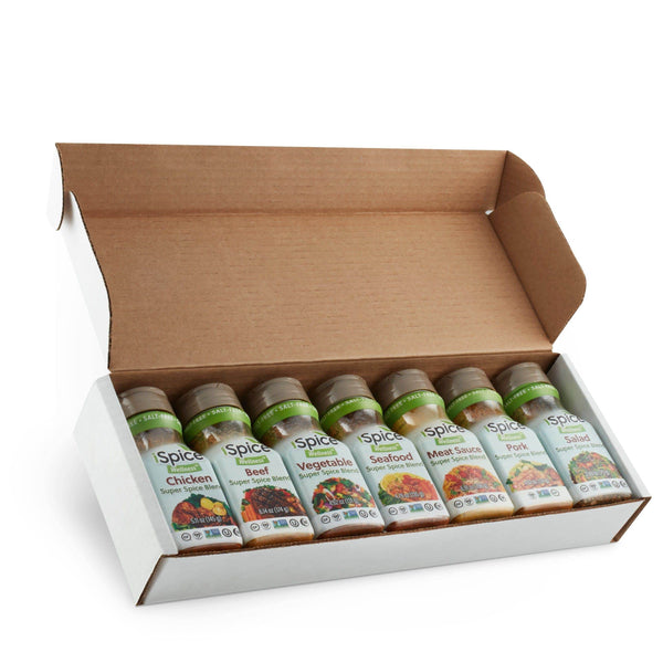 iSpice 7-Pack Wellness Super Spices Seasoning - WellSeasoned - iSpice You